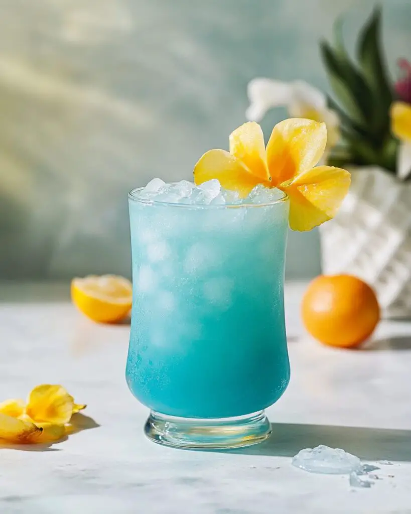 Blue Hawaiian Mocktail