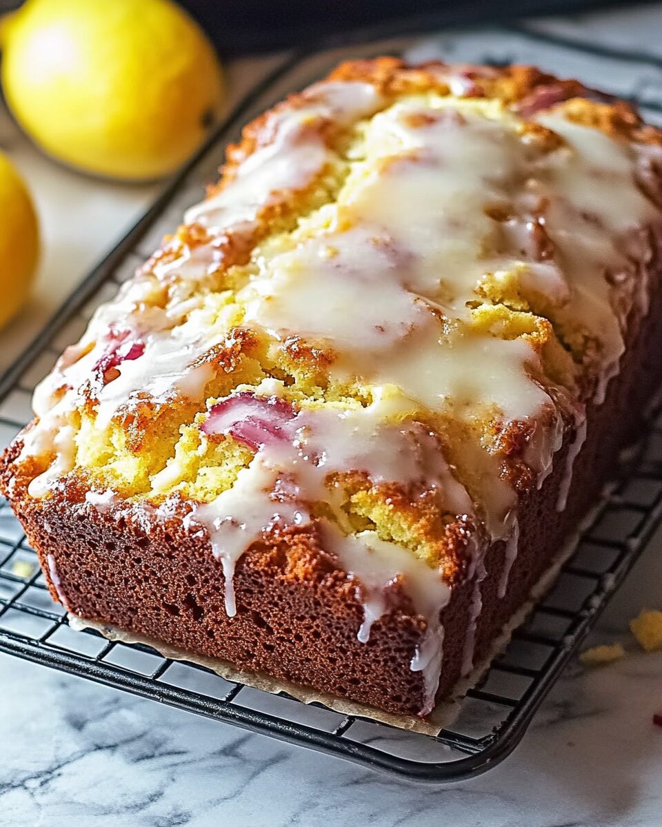 Lemon Rhubarb Loaf