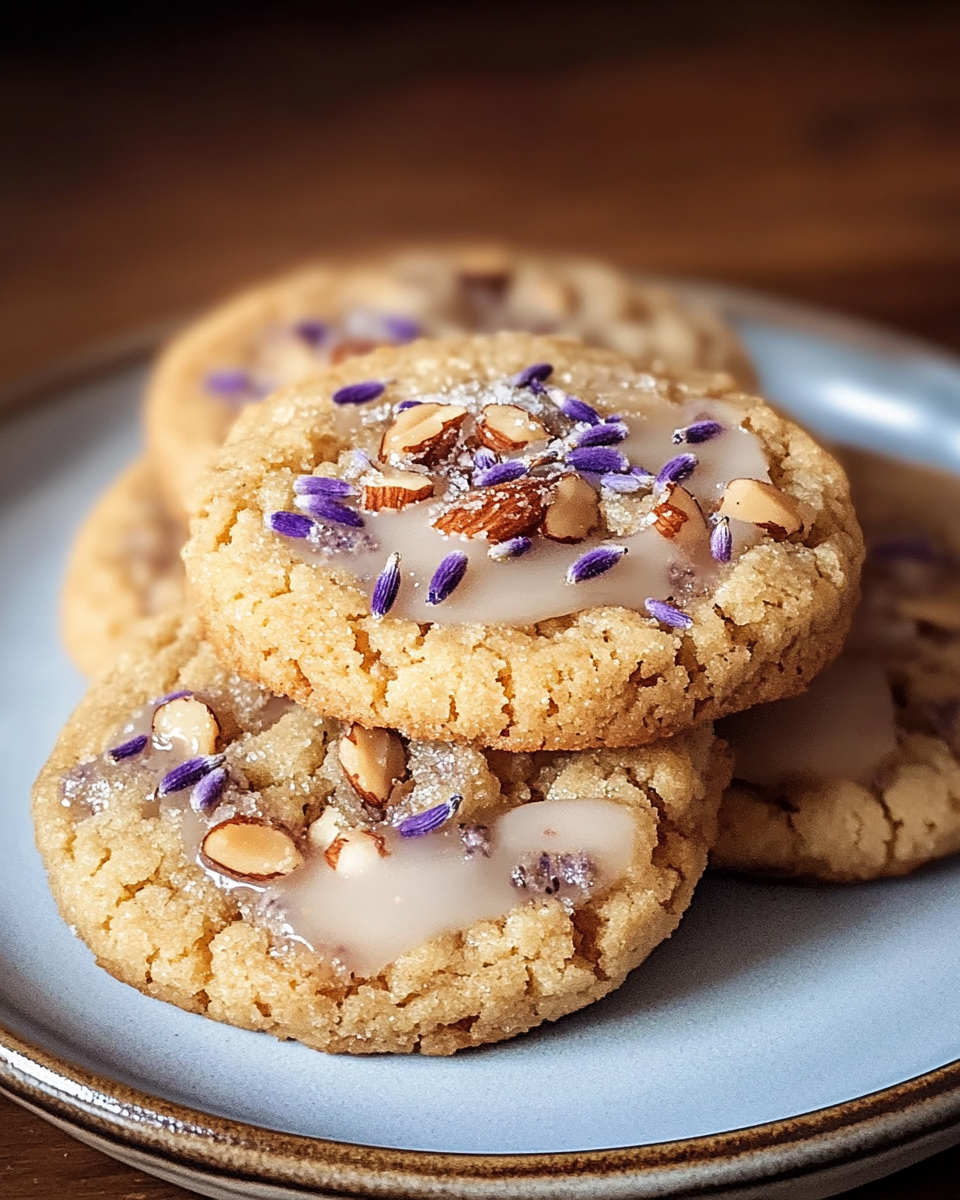 Lavender Honey Crunch Cookies